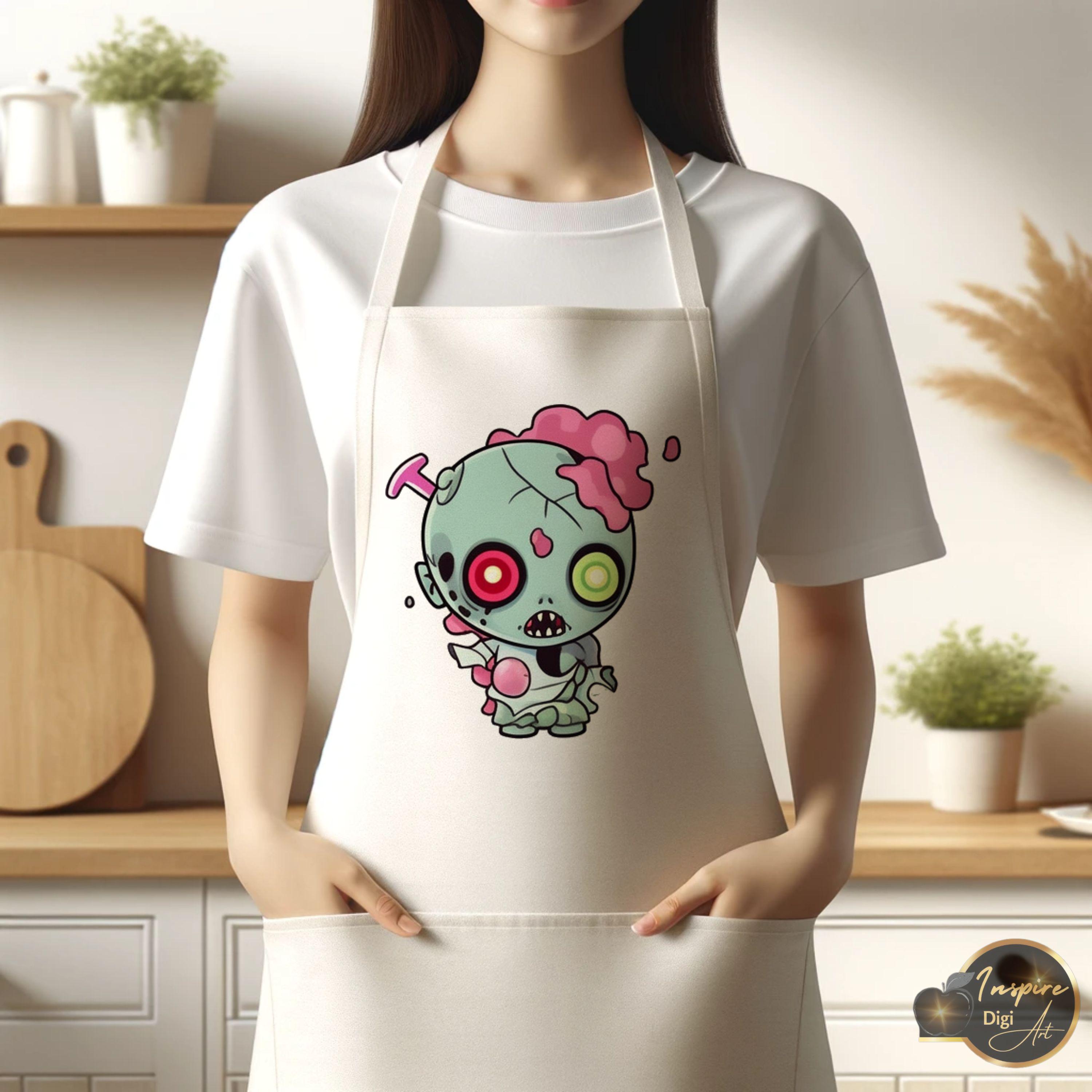 Cute Zombie Clipart, Zombie Characters, Cute Halloween Clipart, Kawaii ...