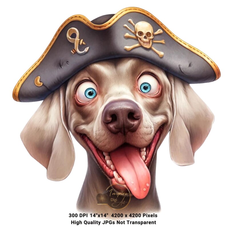 Funny and Cute Dog Clipart Bundle, Whimsical Dog Clipart Watercolor ...