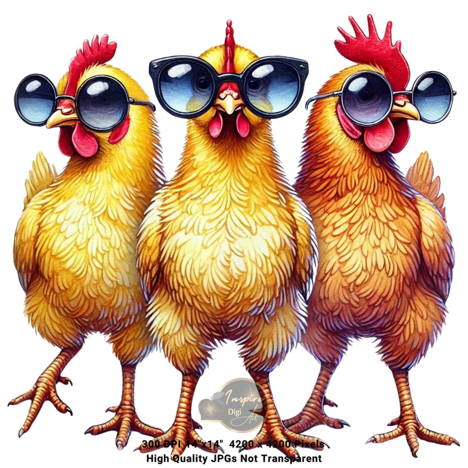 Funny Chickens Clipart, Cool Chickens Clipart, Funny Roosters Clipart ...