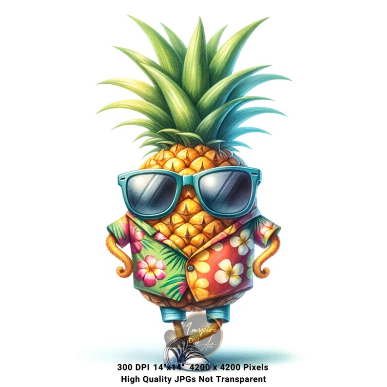 Funny Fruit Clipart Bundle, Summer Fruit Clipart, Cute Fruit Clipart ...