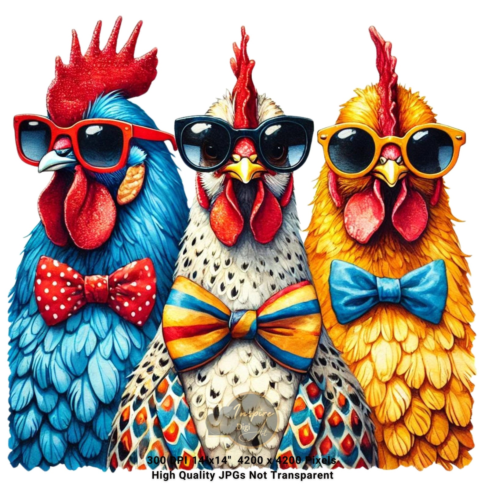 Funny Chickens Clipart, Cool Chickens Clipart, Funny Roosters Clipart ...