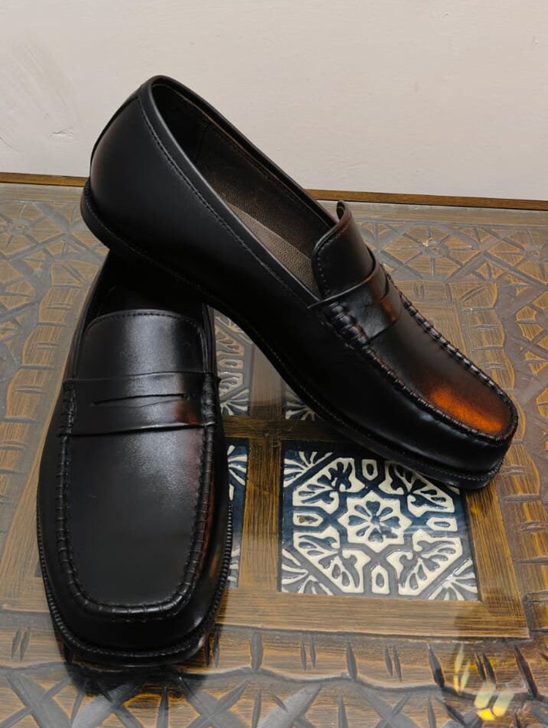 Handmade Classical Loafers for Mens - Etsy