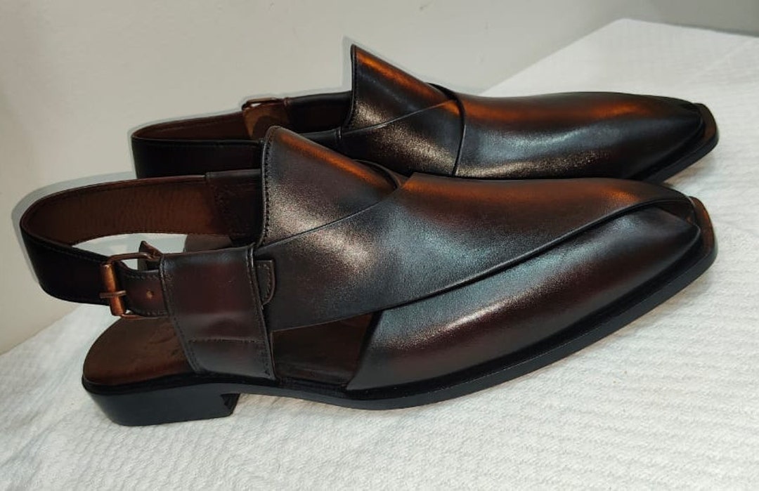Handcrafted Fine Leather Peshawari Chappals (sandals) for Men - Etsy