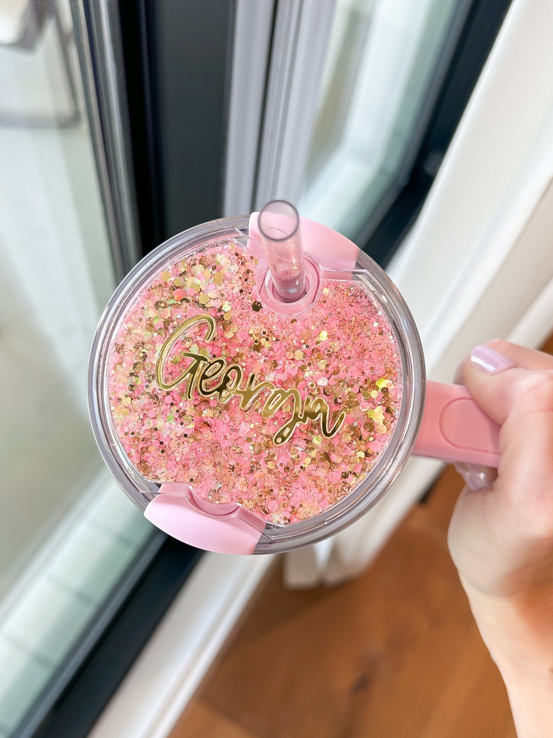 Pink Parade Glitter Shaker Topper | Stanley, Simple Modern, Brumate ...