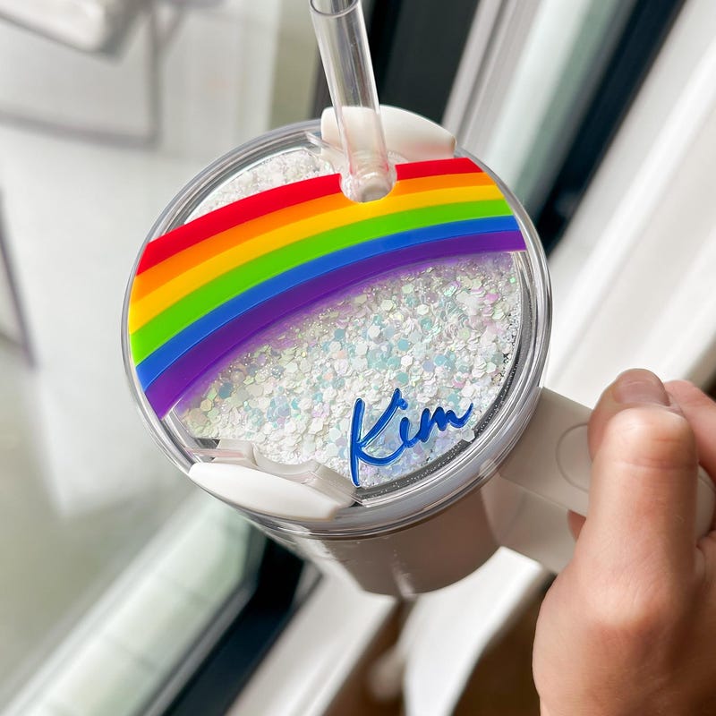 Rainbow Stanley Cup - Etsy