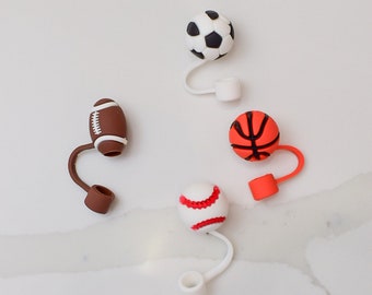 Football Mom Stanley Straw Topper Sports Straw Cover for Soccer Mom ...