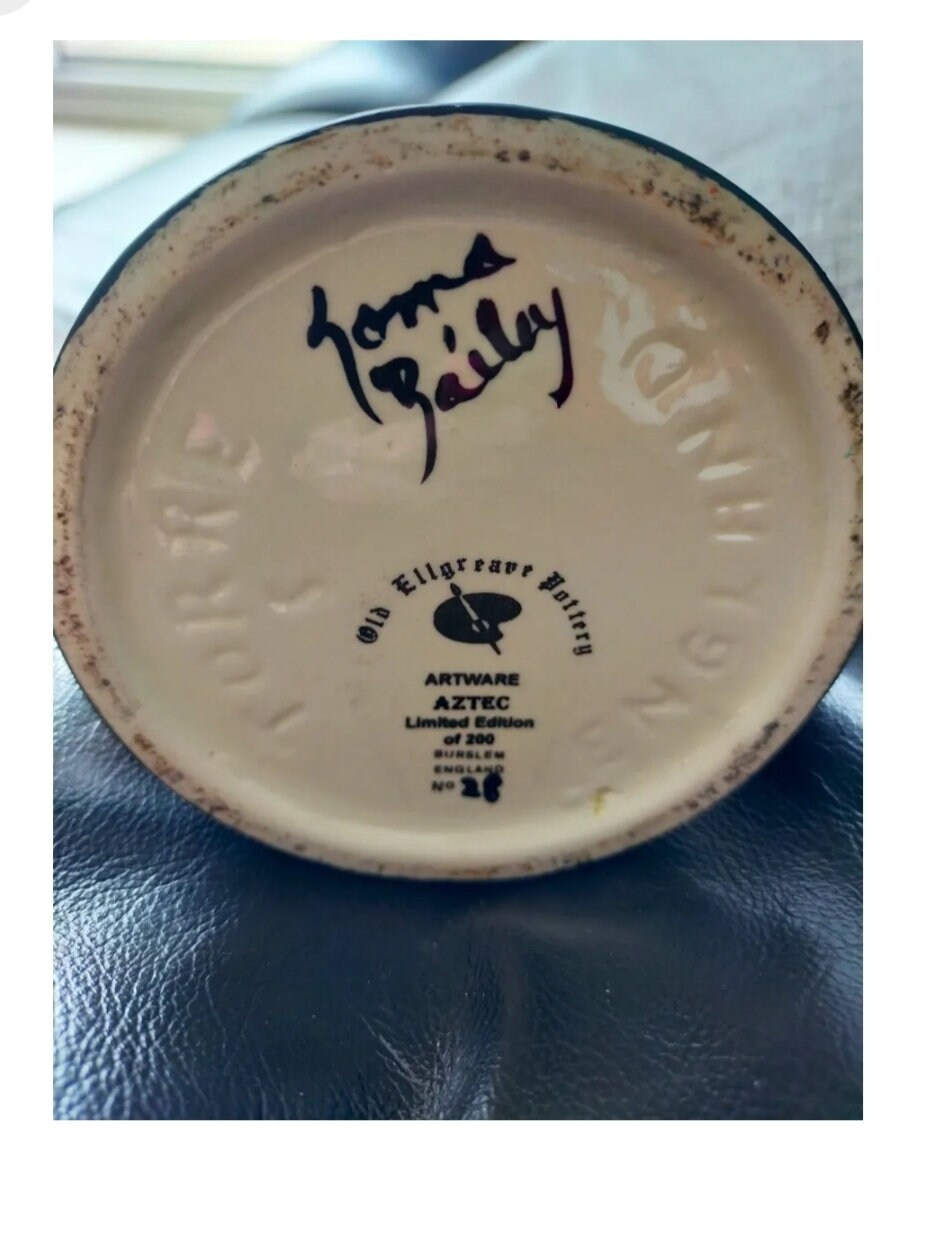 Lorna Bailey Aztec Pattern Jug Limited Edition Large Jug Lorna Bailey ...