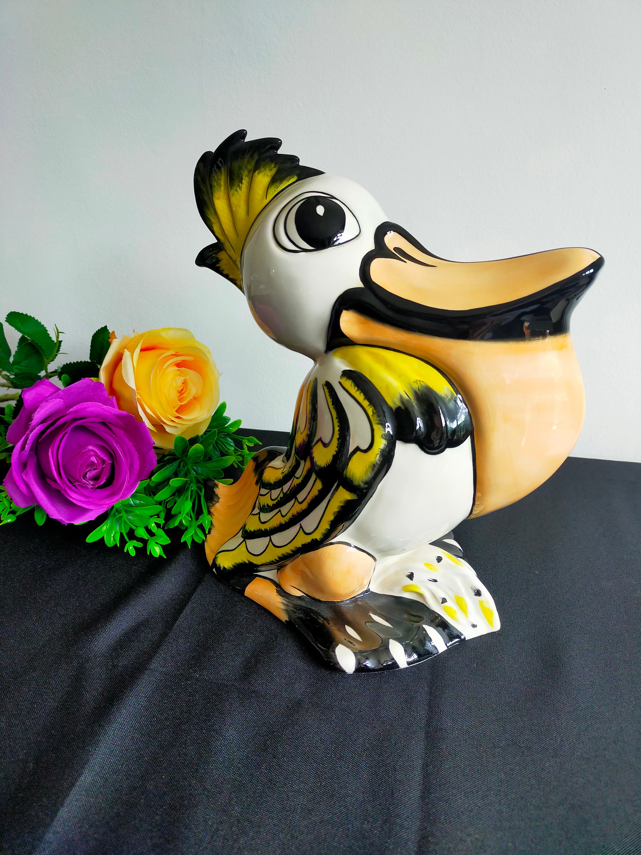 Lorna Bailey Grotesque Bird Collection Old Ellgreave Pottery Vintage ...