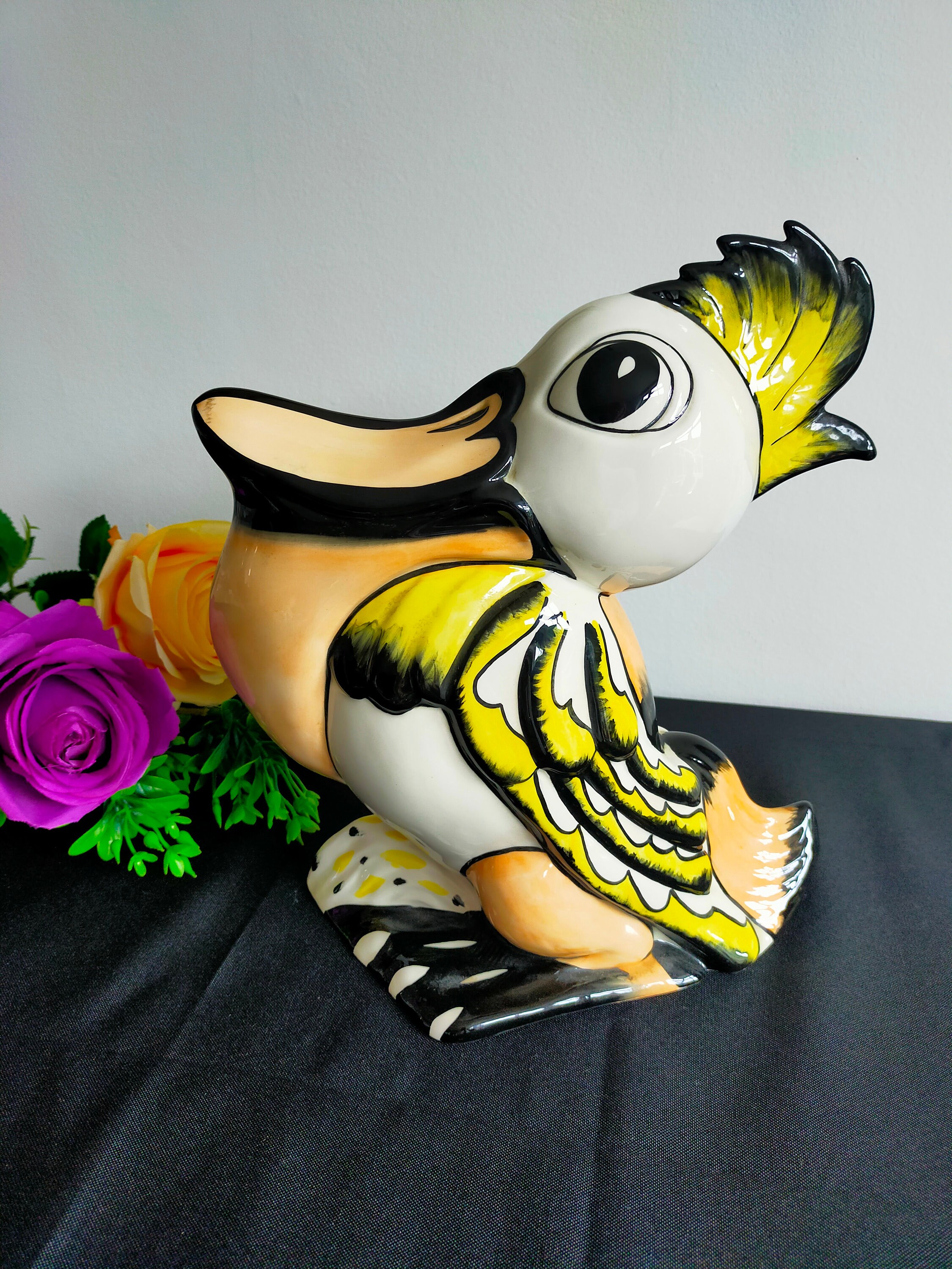 Lorna Bailey Grotesque Bird Collection Old Ellgreave Pottery Vintage ...