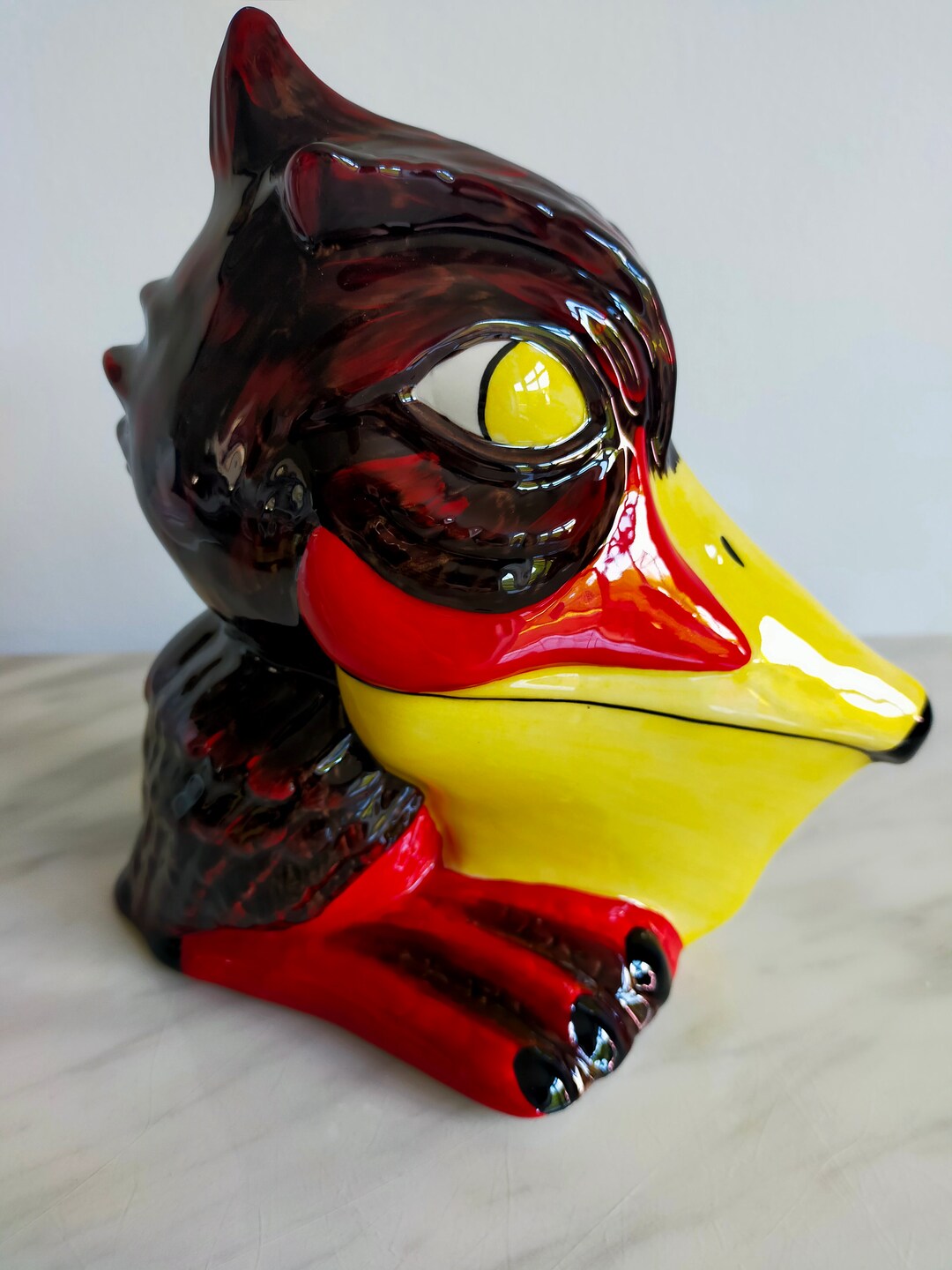 Lorna Bailey LARGE Grotesque Bird Spike the Pelican 19cm Vintage ...