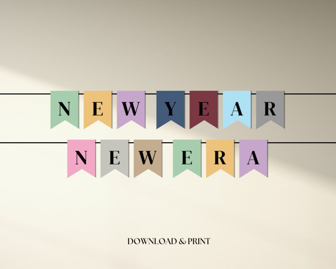 New Year New Era Banner New Year Banner New Era Banner - Etsy