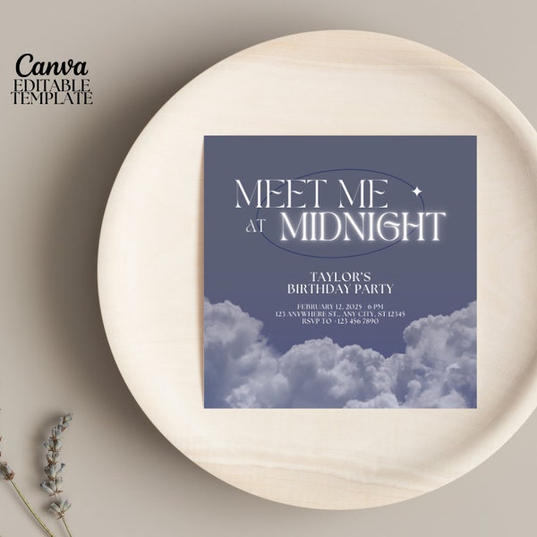 Midnights Invitation - Etsy
