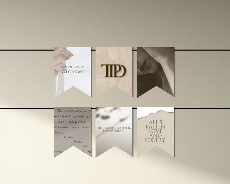 The Tortured Poets Department Banner, TTPD Banner, Taylor Swift Party ...