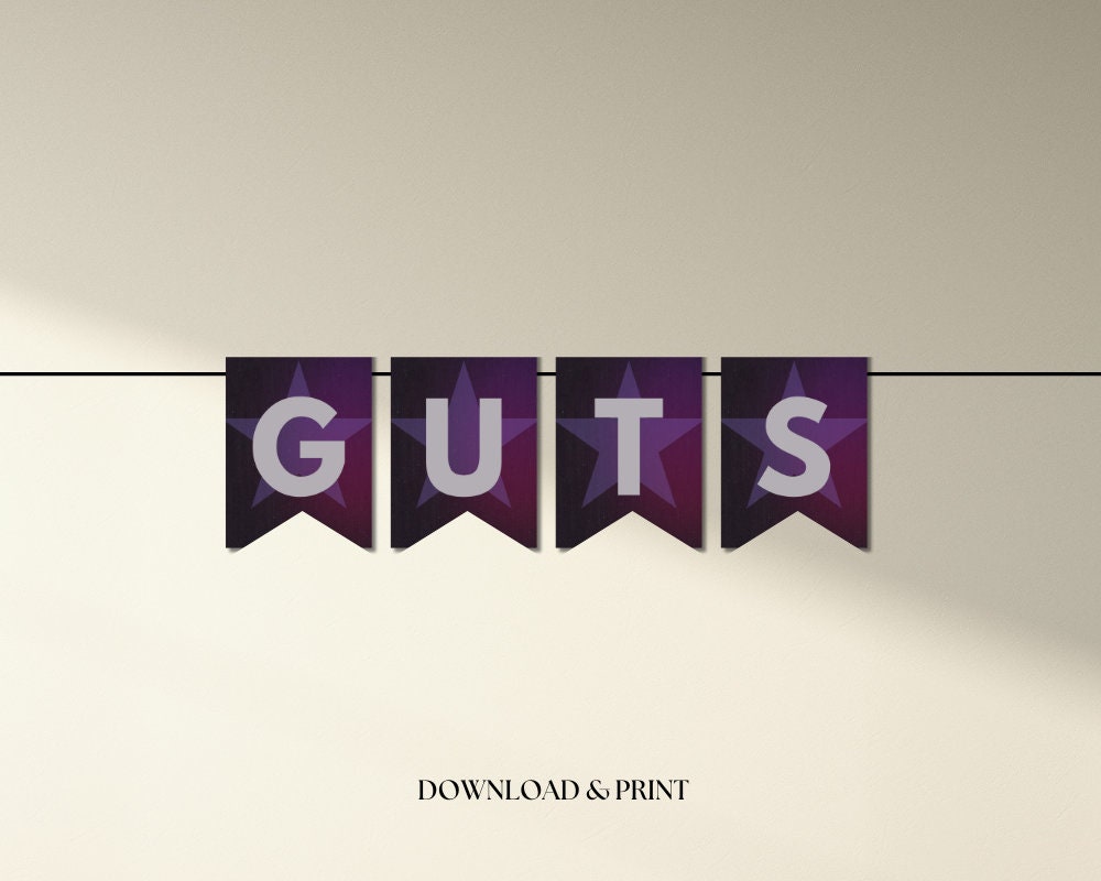 Guts Welcome Sign, Olivia Rodrigo Guts Welcome Sign, Guts Birthday ...