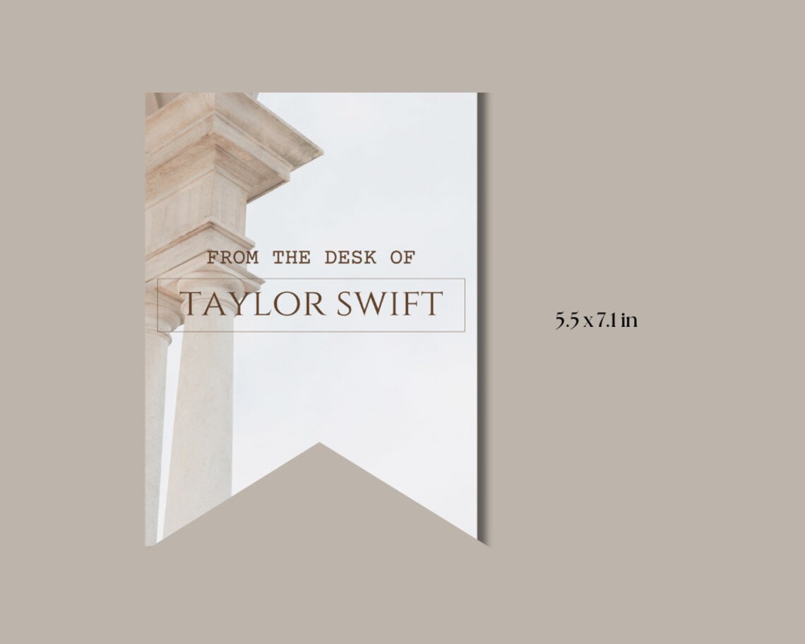 The Tortured Poets Department Banner, TTPD Banner, Taylor Swift Party ...