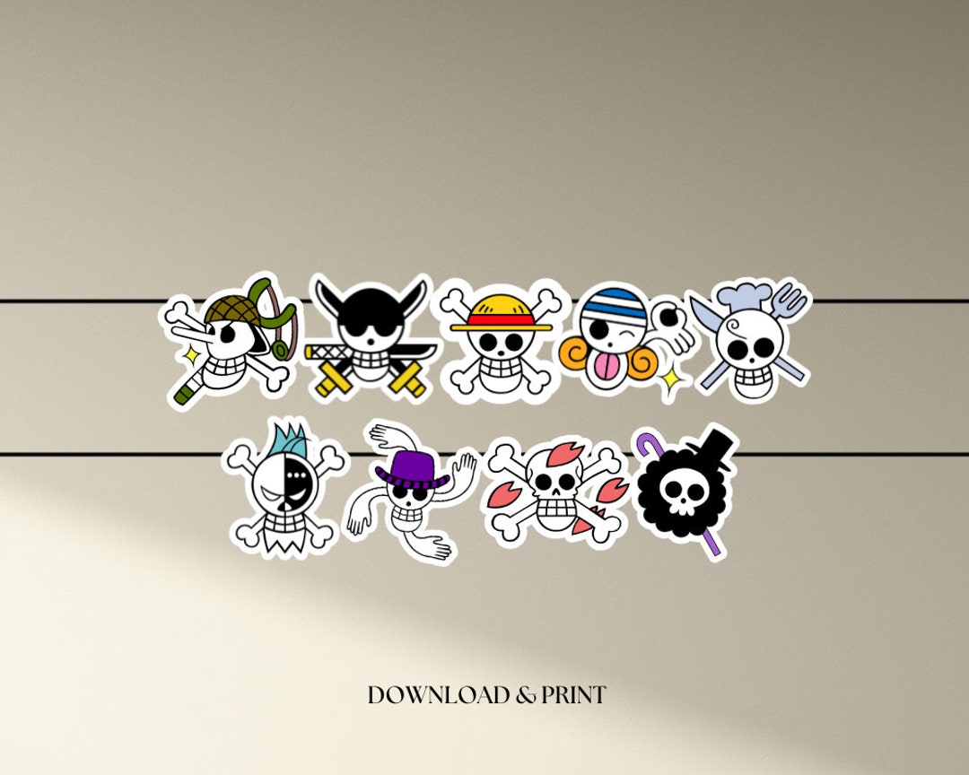 One Piece Skull Banner, One Piece Banner, One Piece Birthday Banner ...