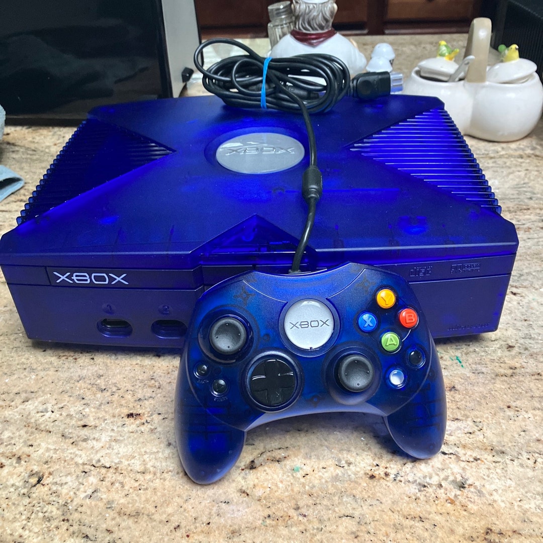 Microsoft Original Xbox Console Crystal Canadian Halo Edition - Etsy
