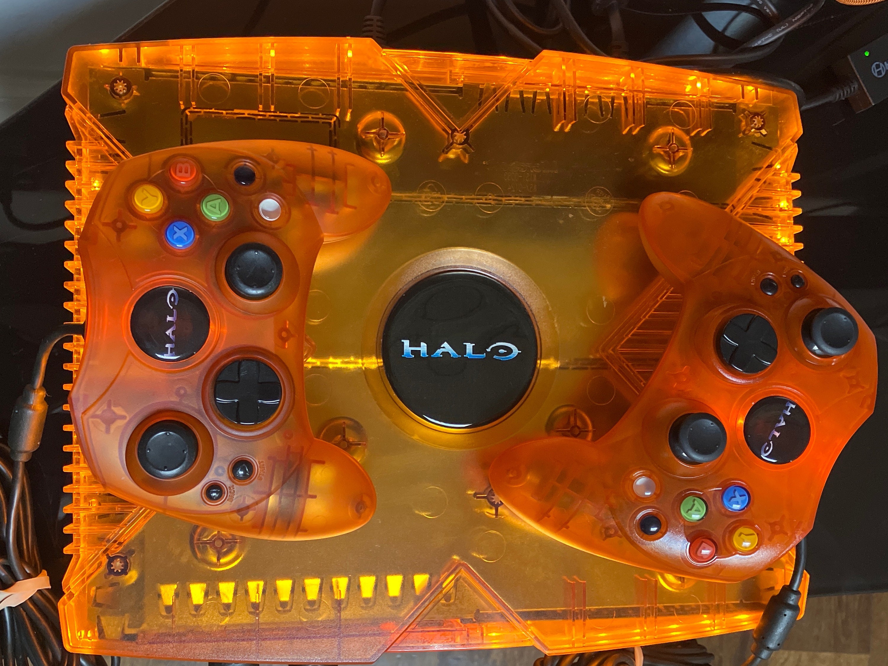 Microsoft Original Xbox Orange Halo Edition Console - Etsy