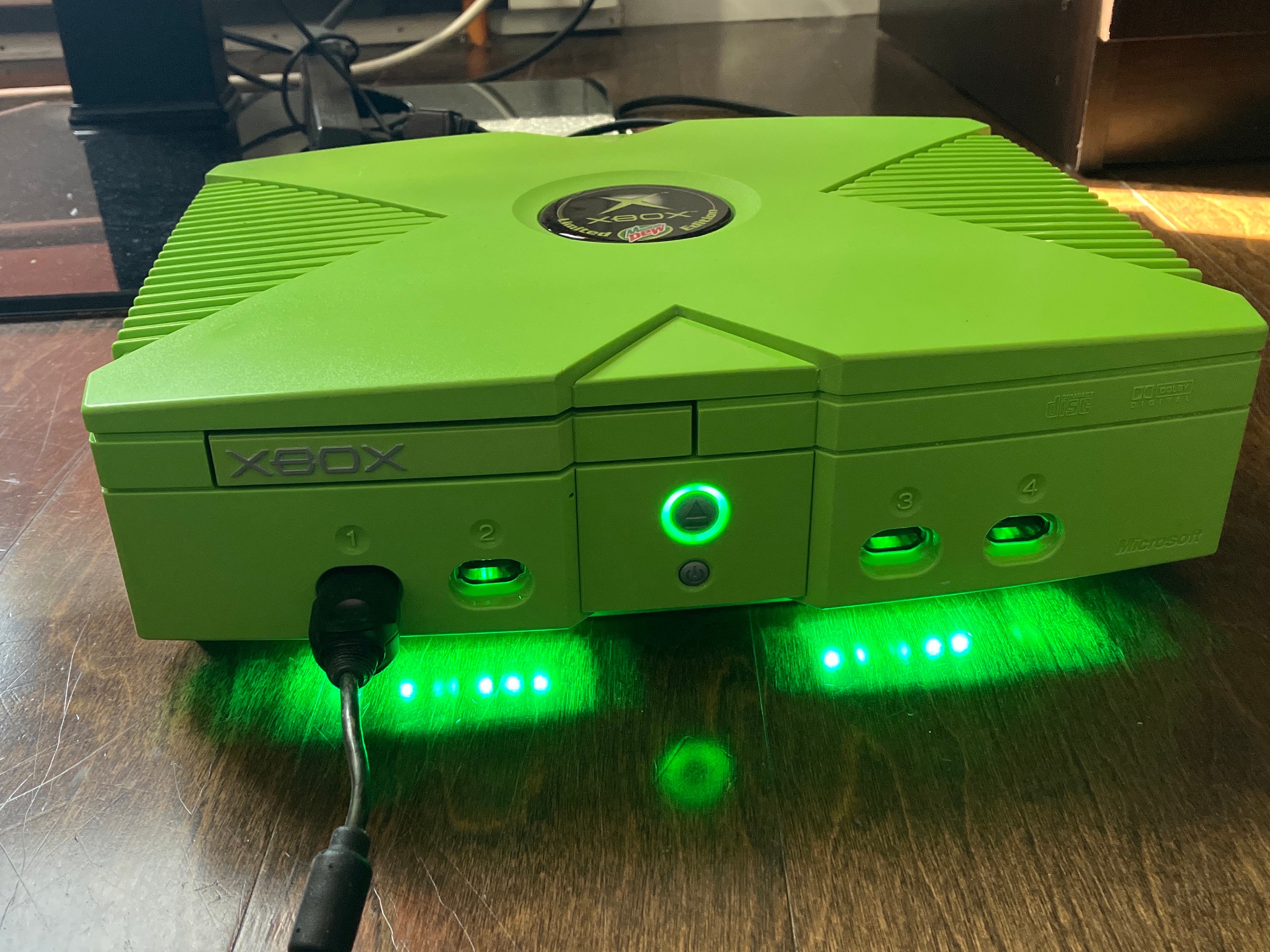 Microsoft Original Xbox Limited Edition Mountain Dew Edition Console - Etsy