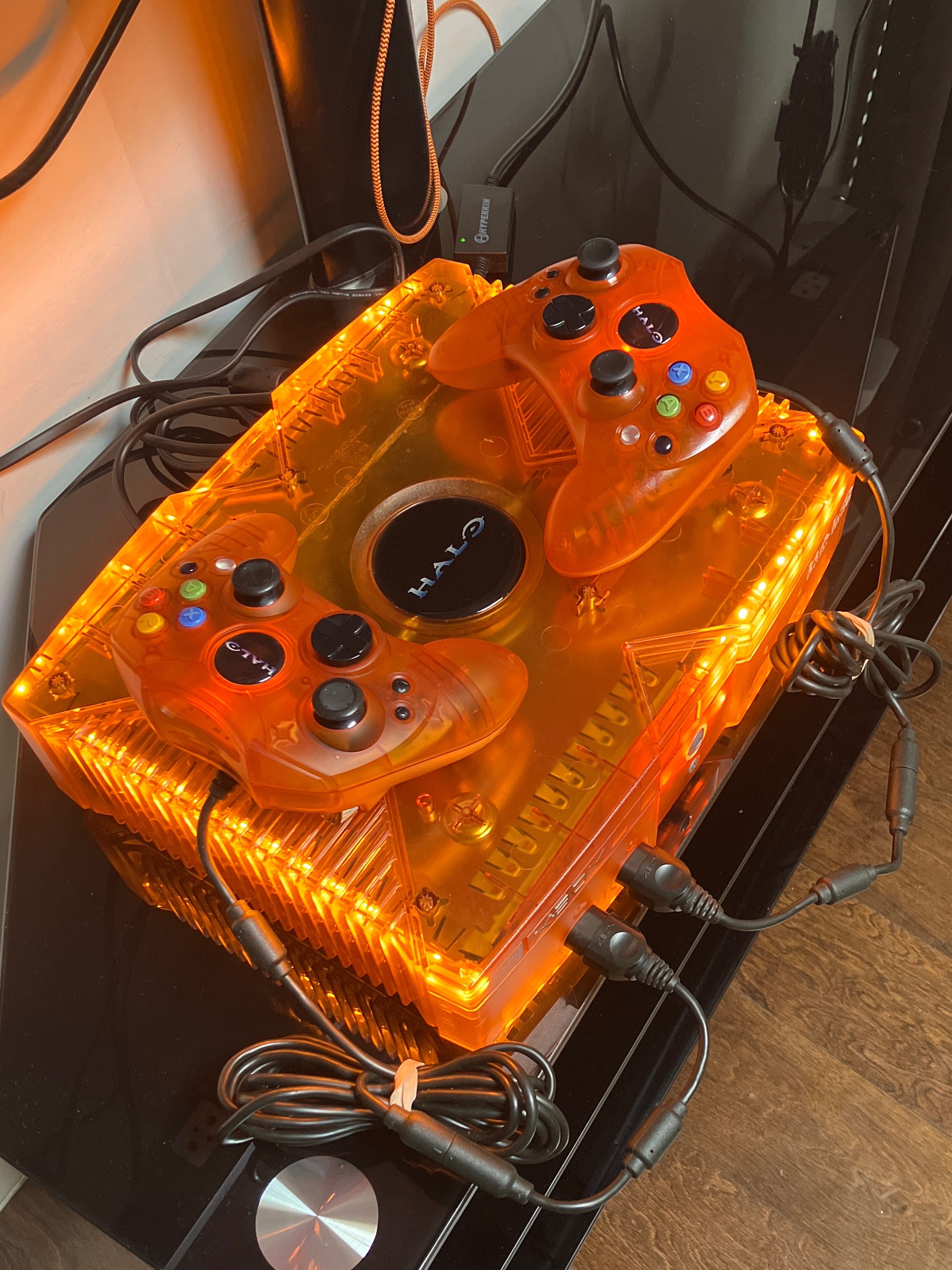 Microsoft Original Xbox Orange Halo Edition Console - Etsy