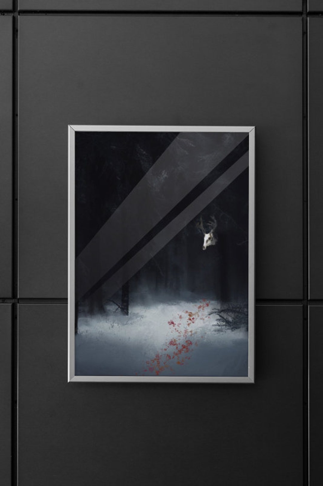 Wendigo Print Cryptid Art Print Horror Art - Etsy