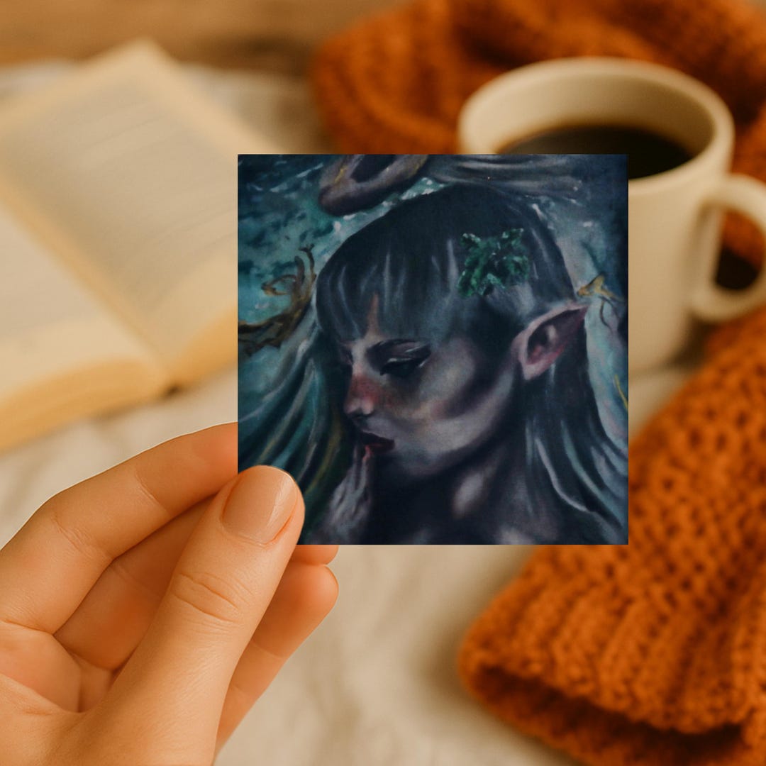 Sea Nymph Sticker, Minthe Greek Mythology, Fantasy Decal - Etsy