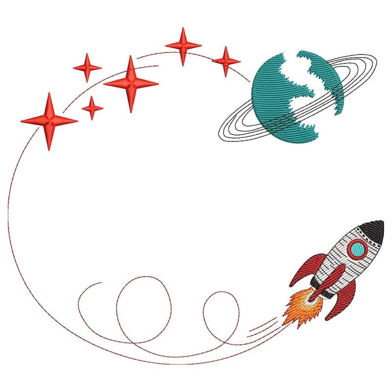 Space Embroidery - Etsy