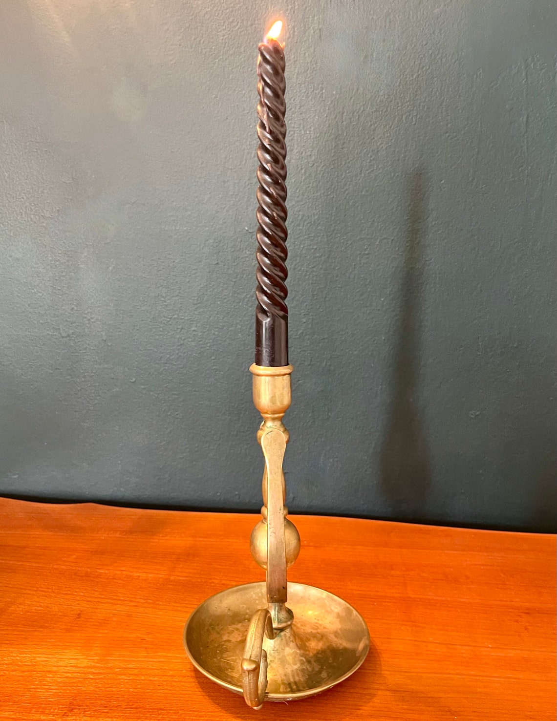 Heavy BRASS PENDULUM CANDLESTICK (anti-roll for Ships), Marine Object ...