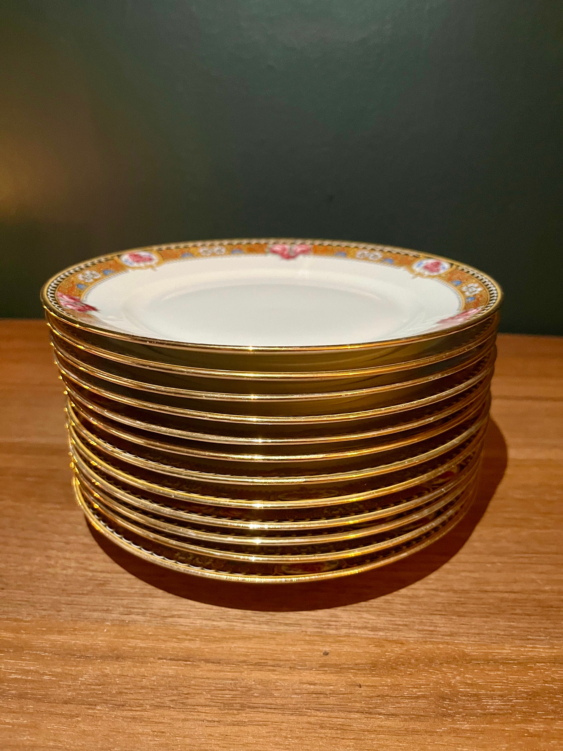 Vintage Porcelain DESSERT Service From LIMOGES FRANC From the F ...