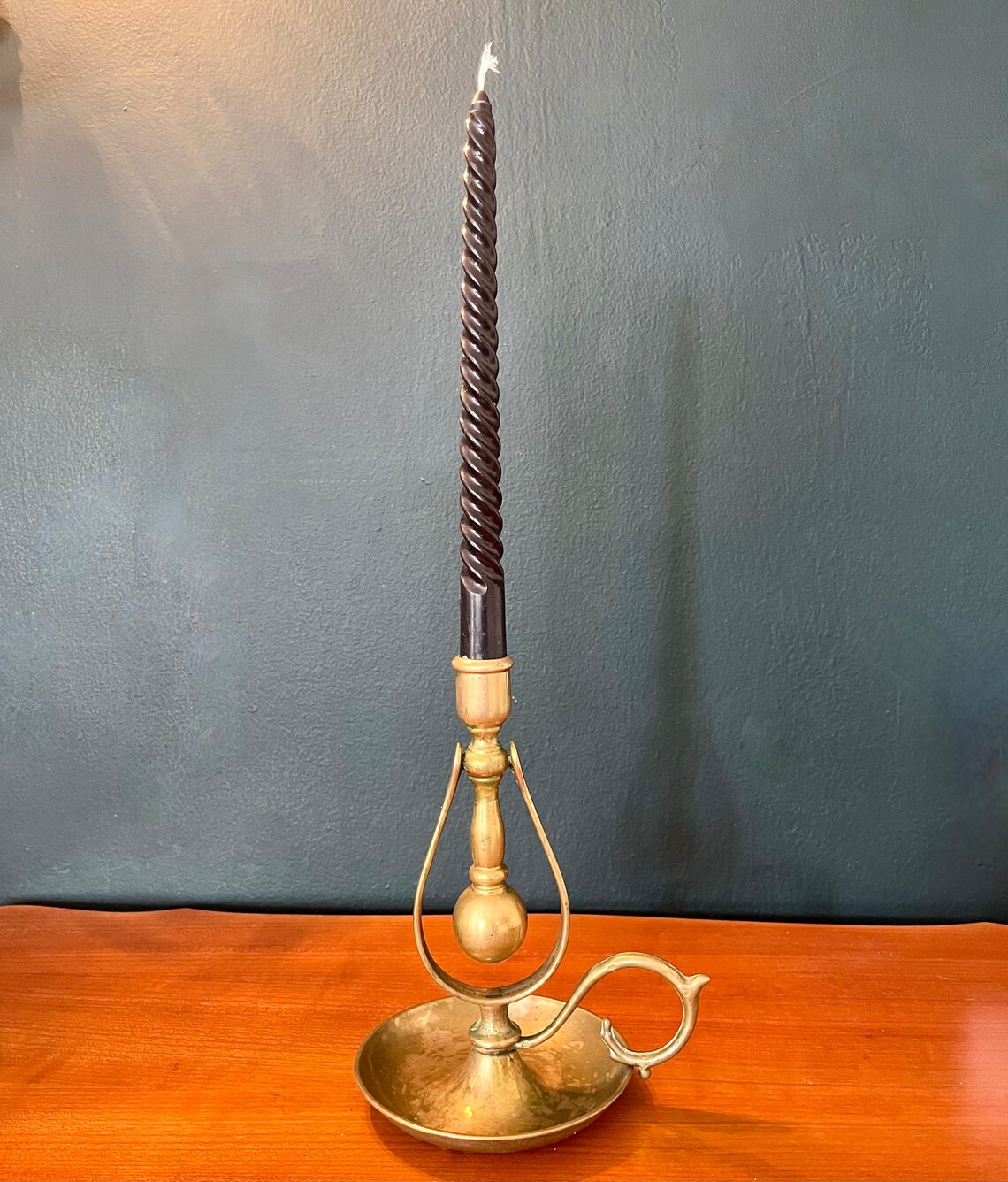 Heavy BRASS PENDULUM CANDLESTICK (anti-roll for Ships), Marine Object ...