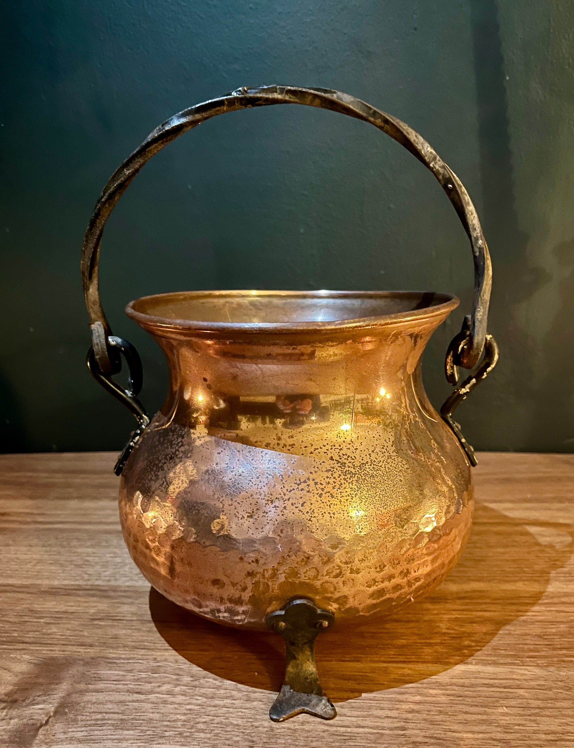 Big Hammered Copper Cauldron From France - Etsy