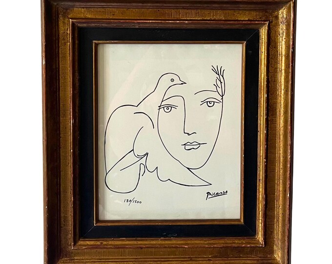 PABLO PICASSO - Face of Peace IX - Lithograph 1950 - Etsy