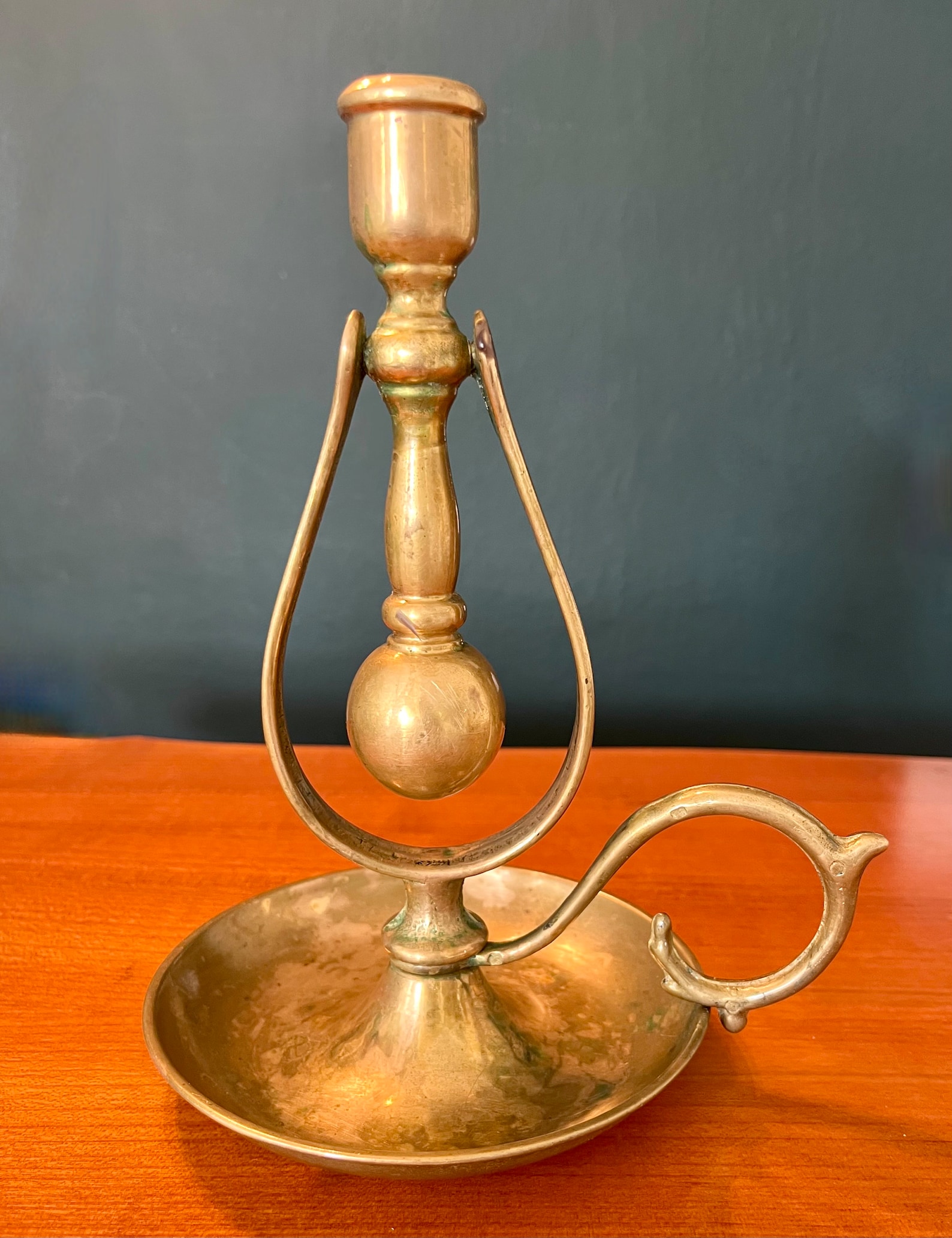 Heavy BRASS PENDULUM CANDLESTICK (anti-roll for Ships), Marine Object ...
