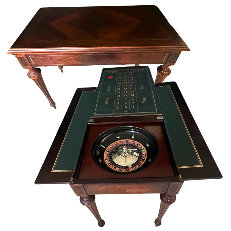 Antique Game Table - Etsy