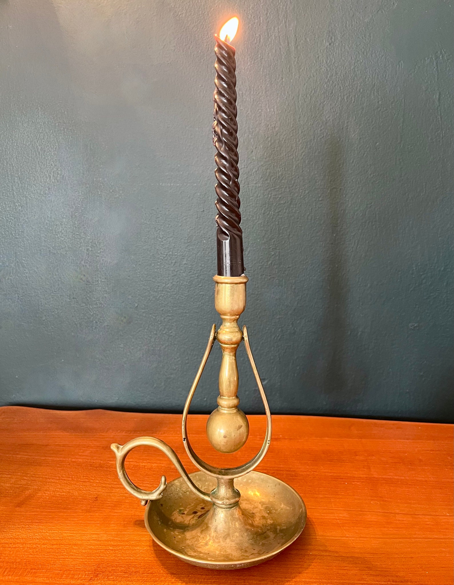 Heavy BRASS PENDULUM CANDLESTICK (anti-roll for Ships), Marine Object ...