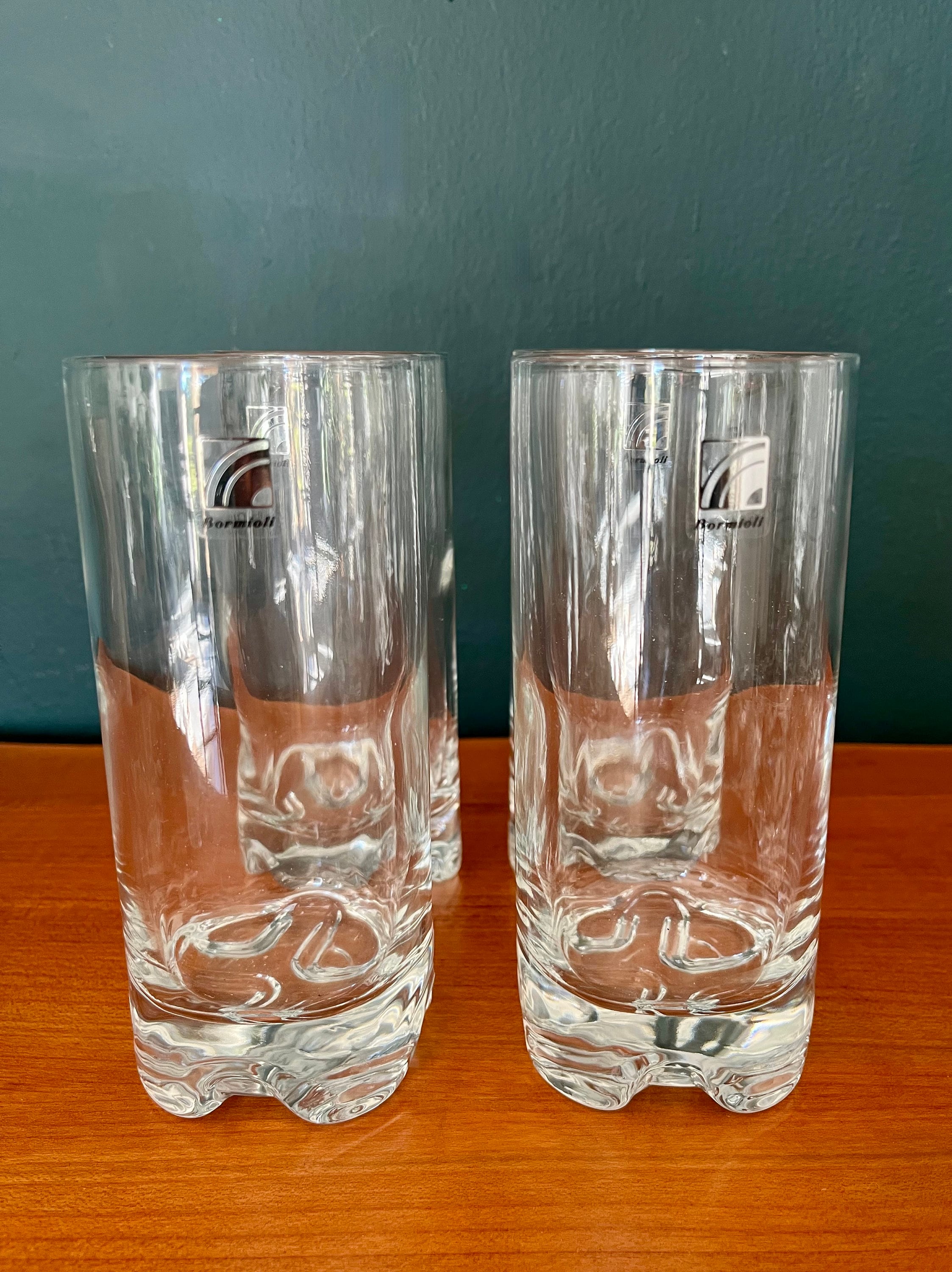 Set of 12 VINTAGE Heavy Bottom CRYSTAL ROCKS/ Neat Glasses / Rocks ...