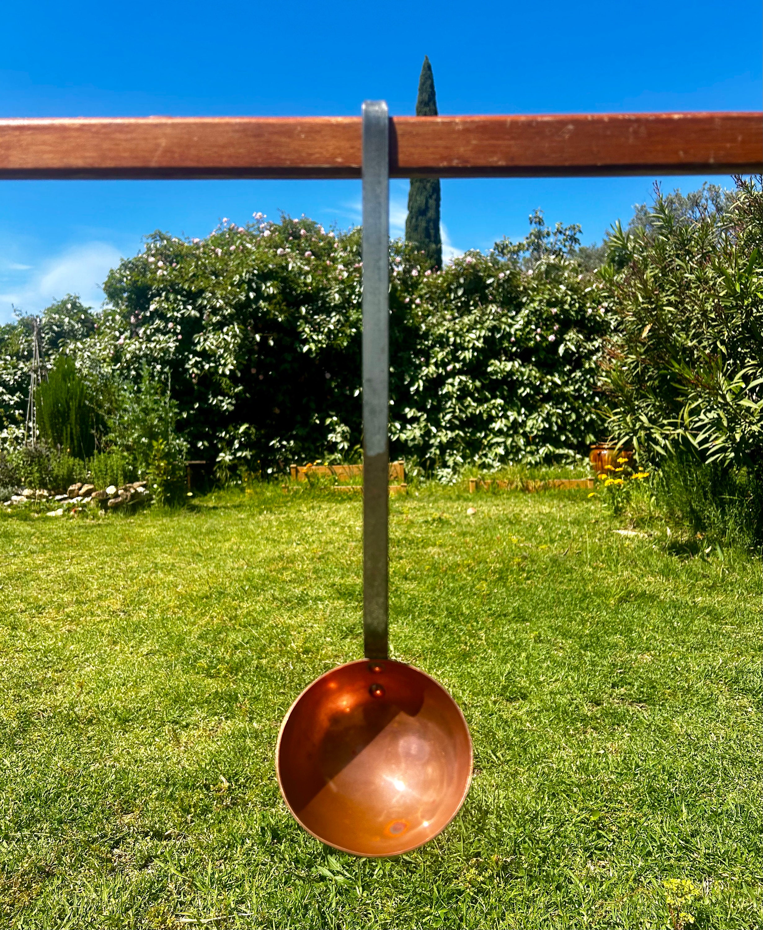 19th Century FRENCH COOKING UTENSILS in Copper and Wrought Iron Handle ...