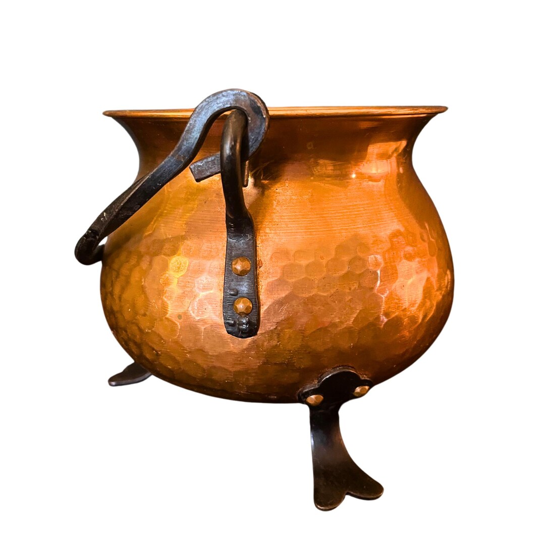 Real French CAULDRON in HAMMERED COPPER, Circa 1910 - Etsy