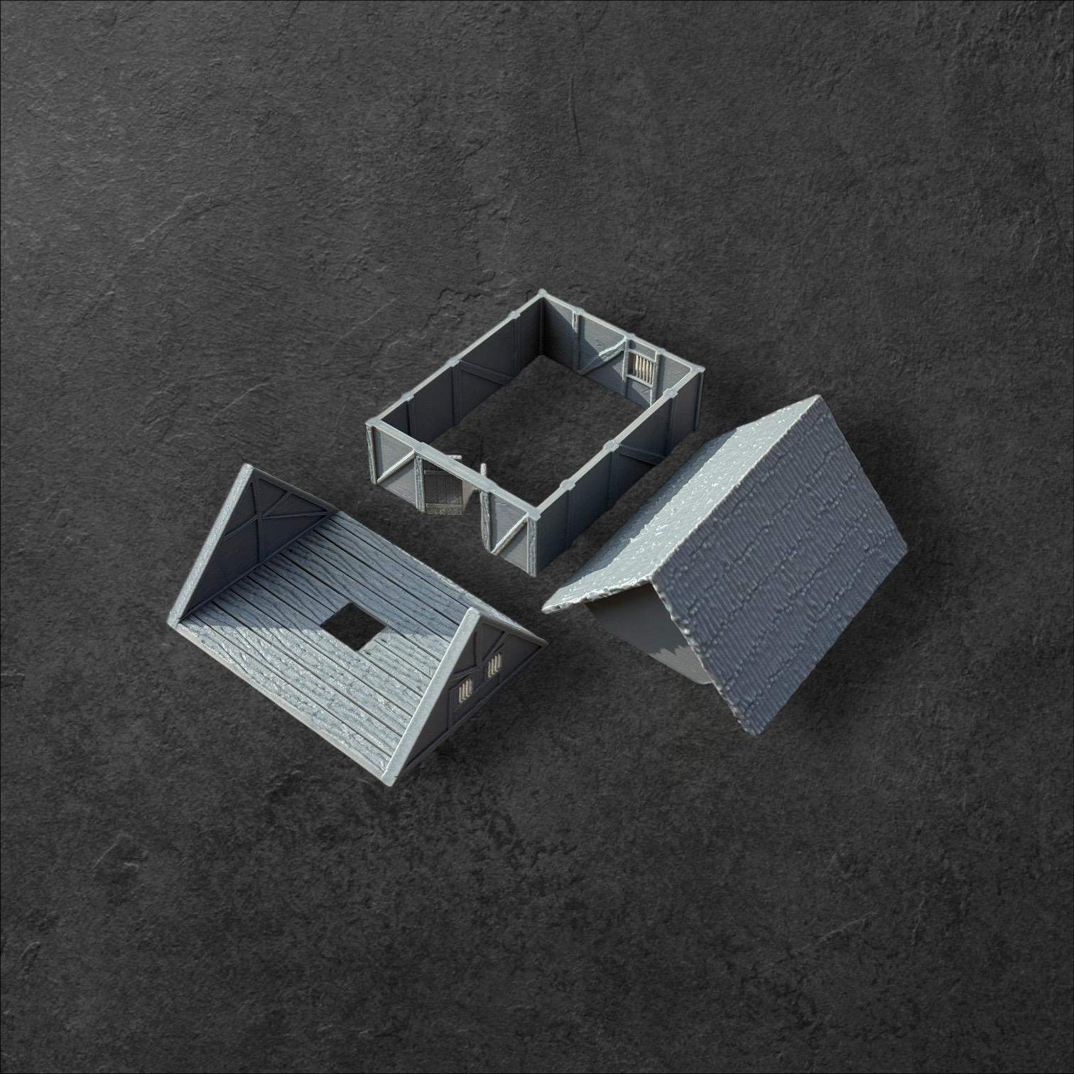 High Quality Modular Saxon House / Dark Ages House #1. 28mm Scale by ...