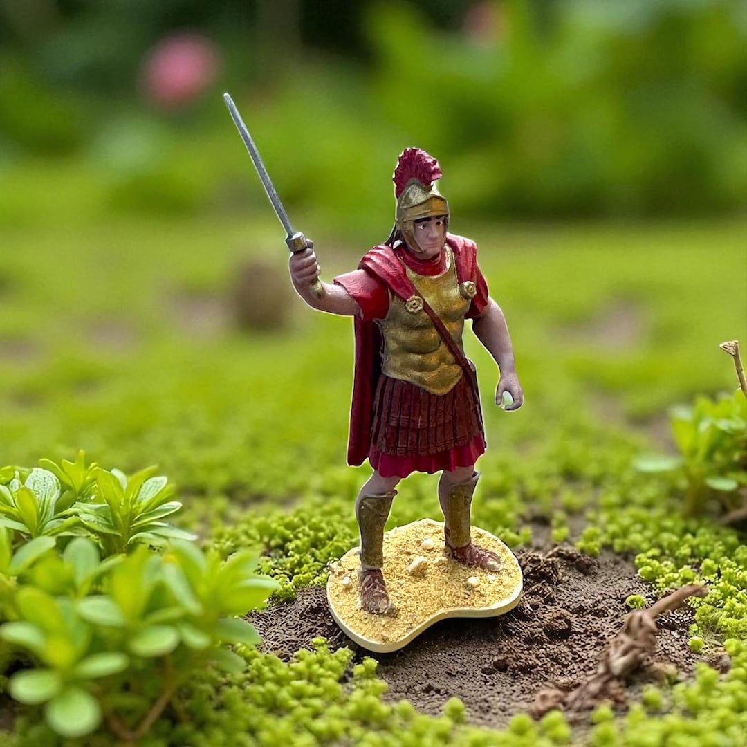 PAINTED Roman Centurion With Gladius. Miniature | 75 Mm Miniatures ...