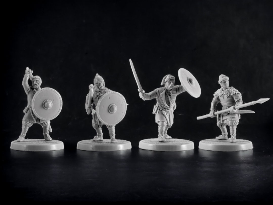 Set of 4 Pagan Rus. 28 Mm Miniatures Set 4 - Etsy