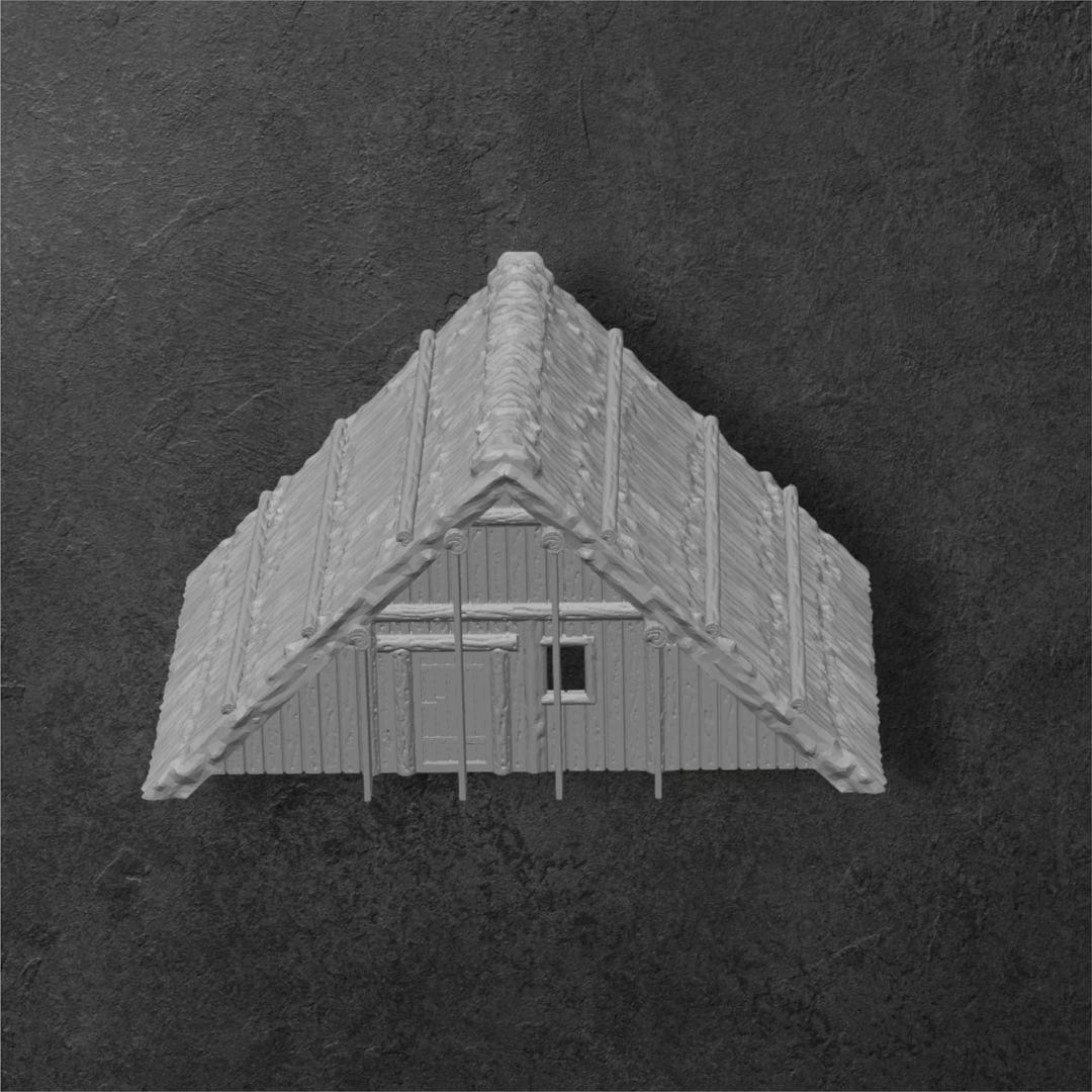 High Quality Anglo-saxon House / Dark Ages House #2. Ideal for Games ...