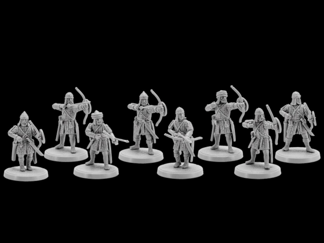 Set of 8 Byzantine Archers (toxotai). 28 Mm Miniatures - Etsy