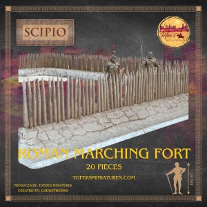 Roman Marching Fort / Camp. 20 Pieces. 28 Mm - Etsy