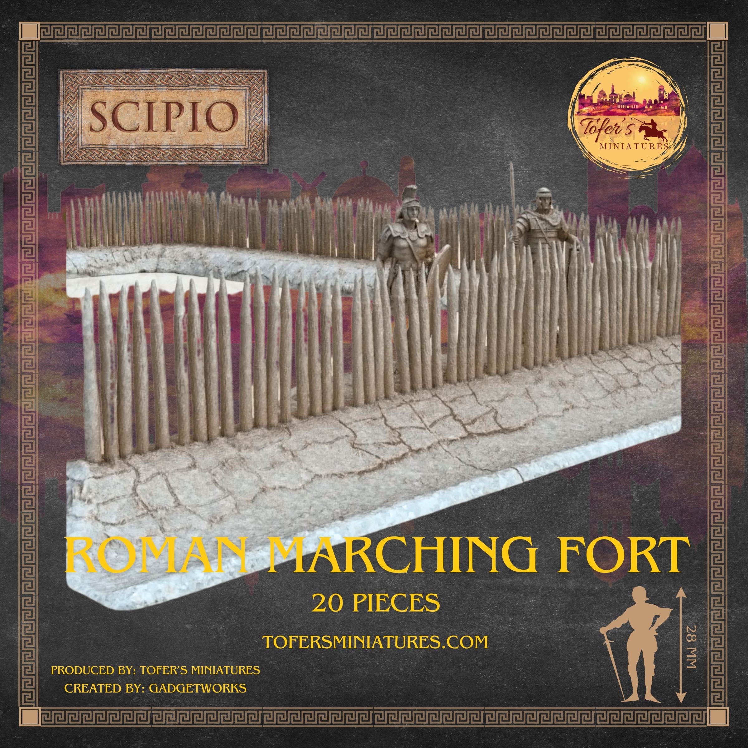 Roman Marching Fort / Camp. 20 Pieces. 28 Mm - Etsy