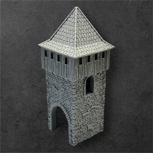 40 Mm Medieval Modular Castle Gates and Wall (straight).. Historical ...