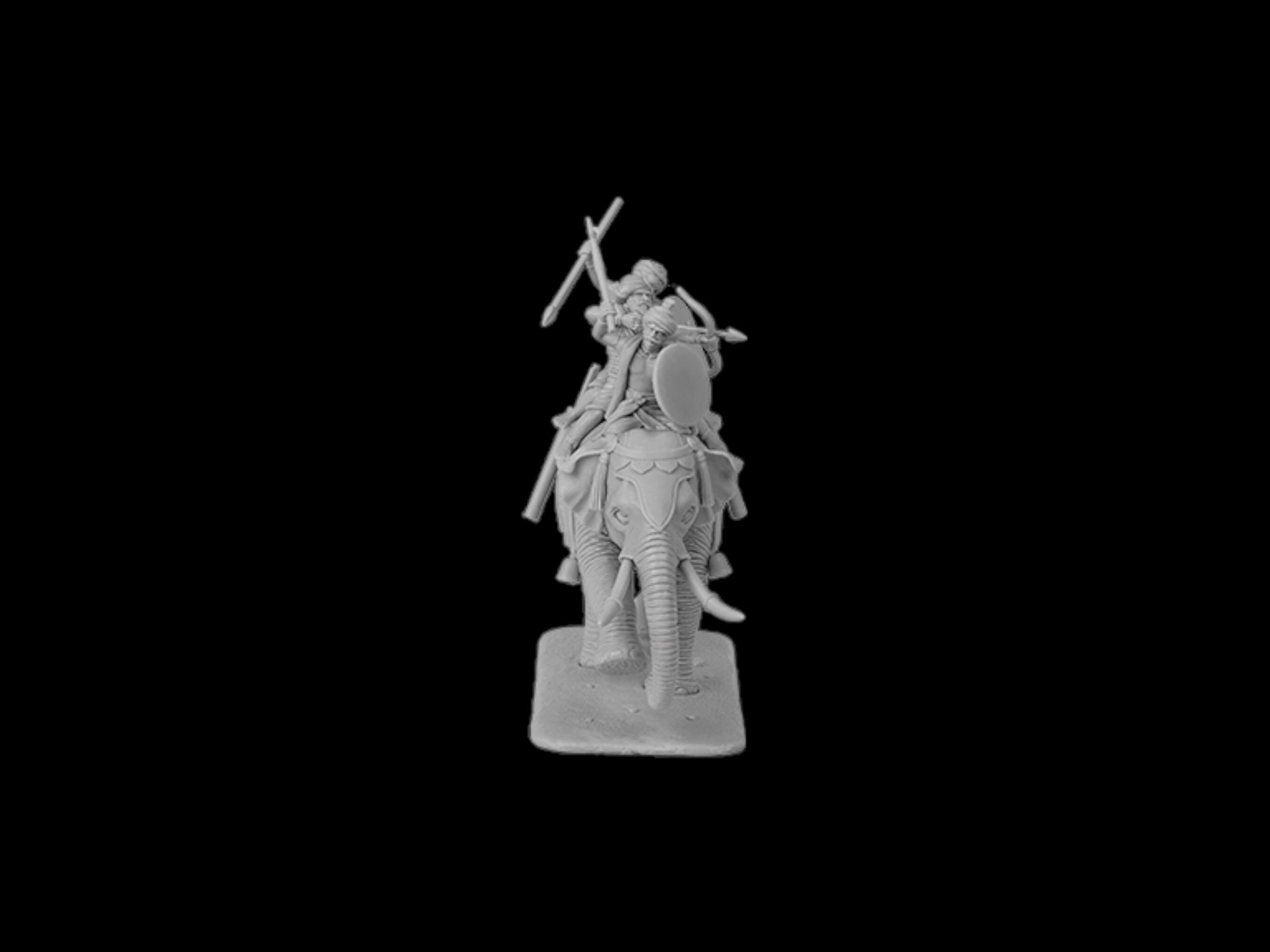 Indian War Elephant. 28 Mm Miniatures. Ancient India - Etsy