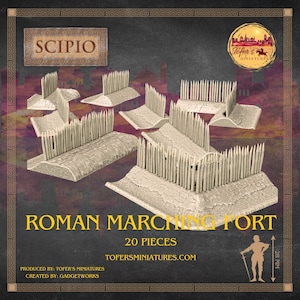 Roman Marching Fort / Camp. 20 Pieces. 28 Mm - Etsy
