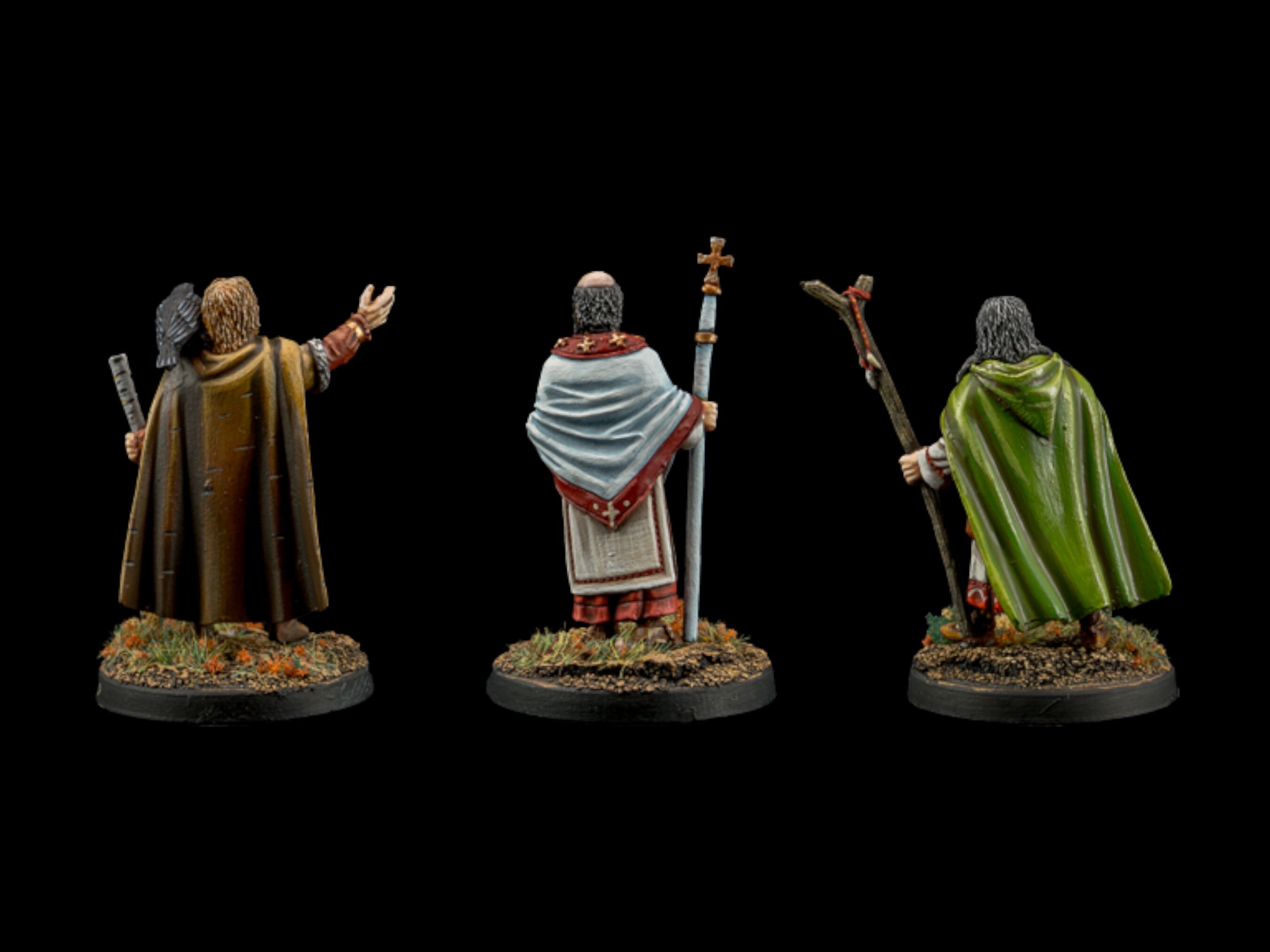Set of 3 Priests. 28 Mm Miniatures - Etsy