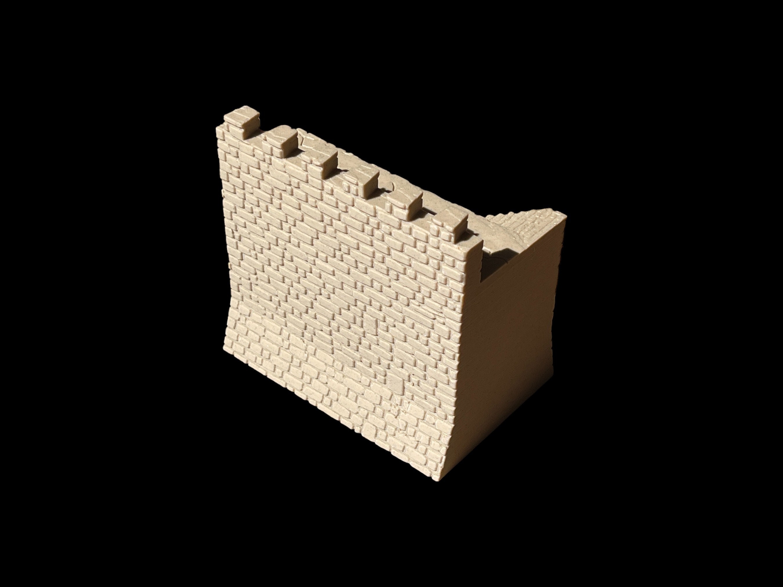 Modular Medieval Crusades Middle Eastern Jerusalem Castle Wall With ...